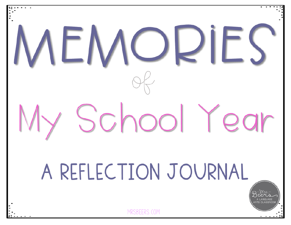 School Year Memories Book Template Download Printable PDF | Templateroller