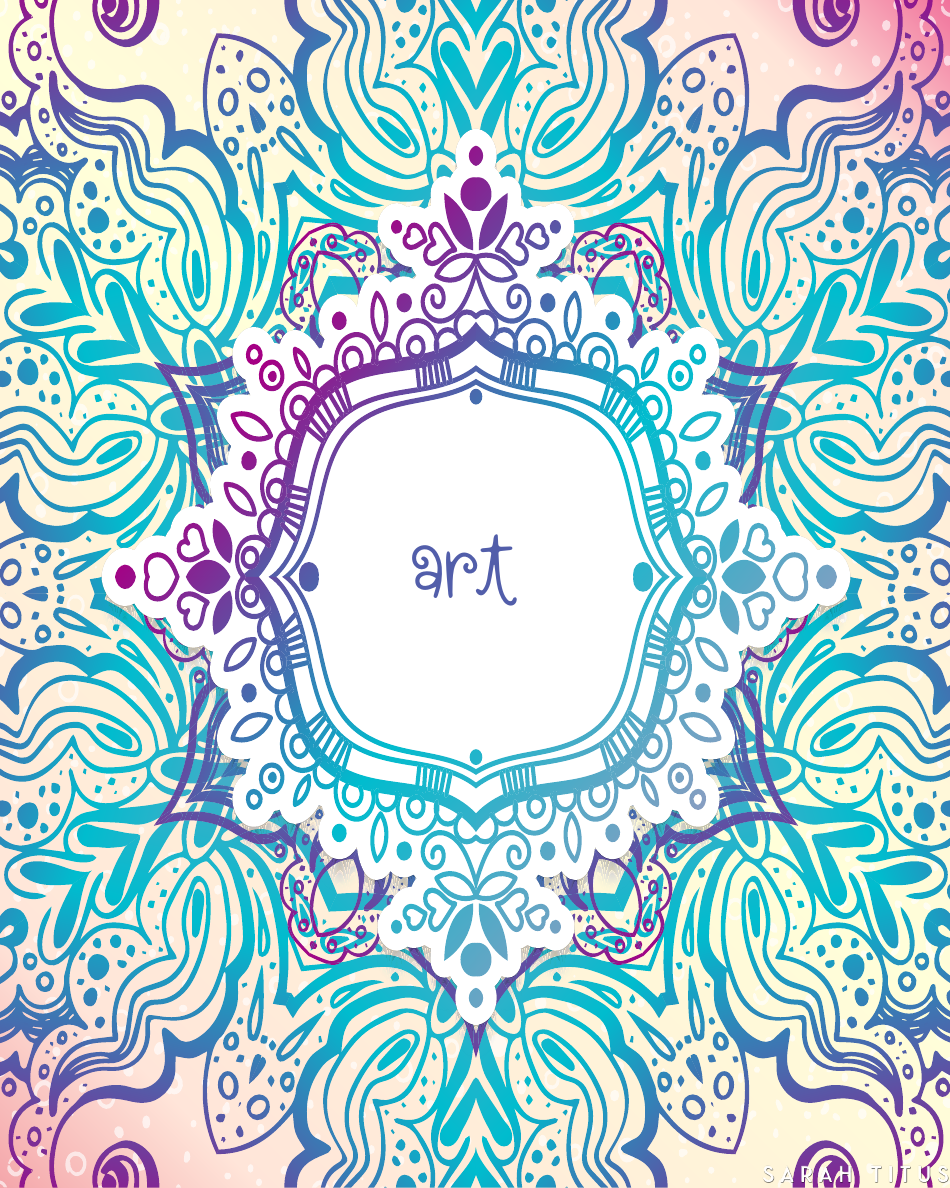 Abstract Art Binder Cover Templates Download Printable PDF | Templateroller