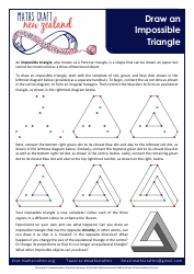 Impossible Triangle Download Printable PDF | Templateroller