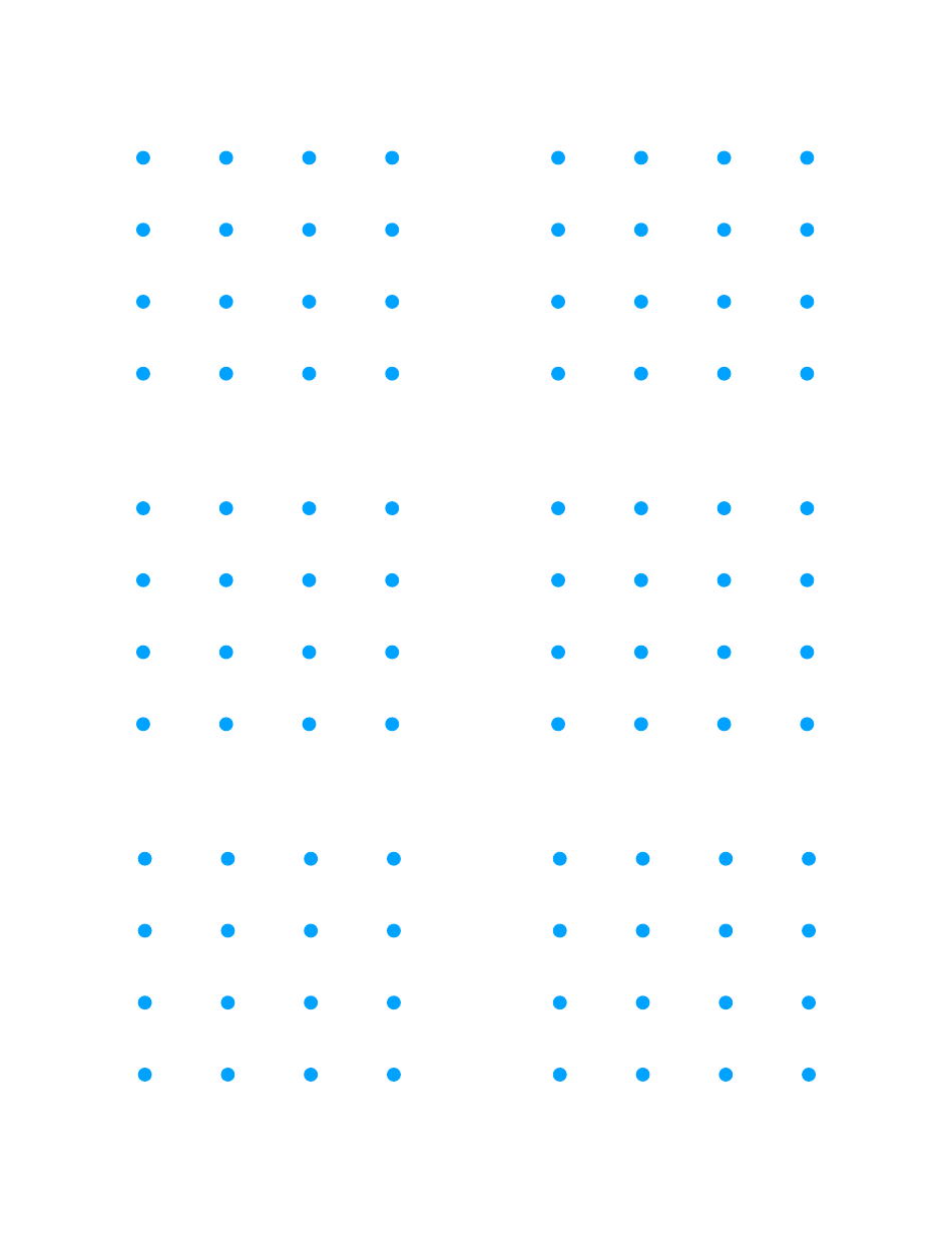 4x4 Blue Dot Grid Paper Template Download Printable PDF | Templateroller