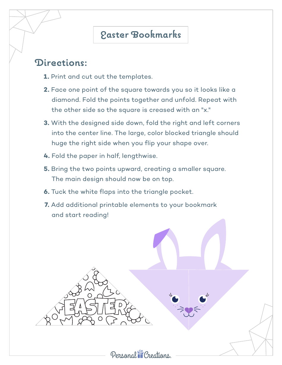 Easter Bookmark Templates Download Printable PDF | Templateroller