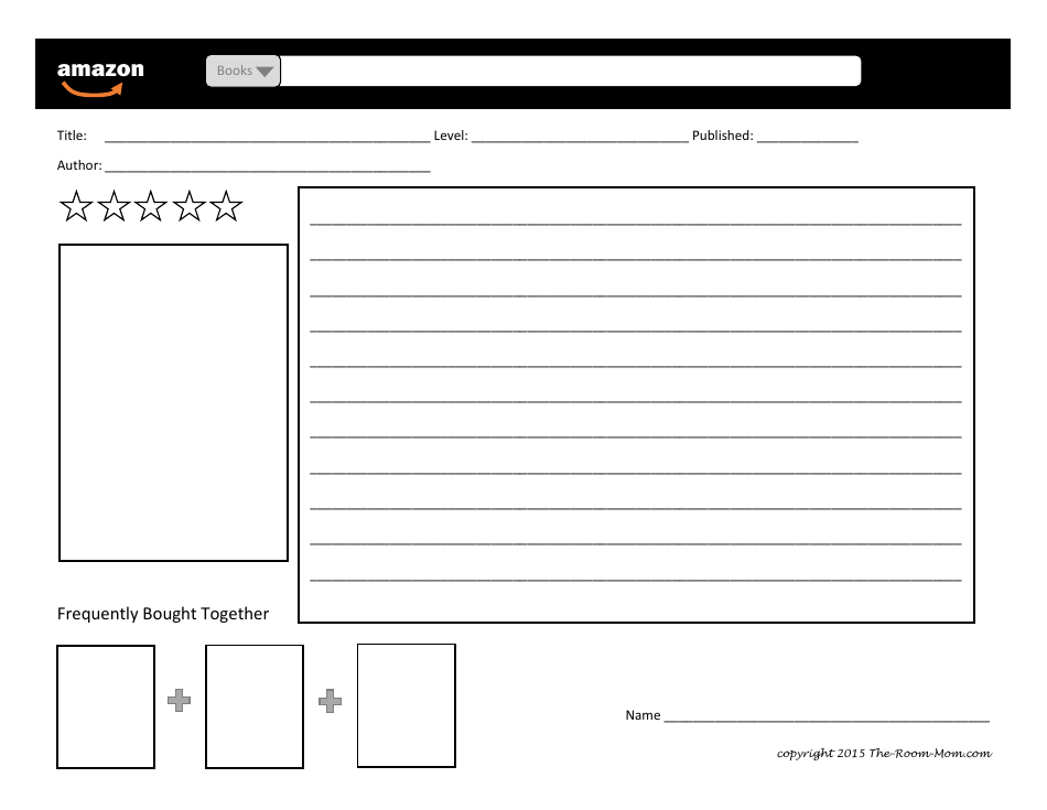 Amazon Layout Book Report Template - Fill Out, Sign Online and Download ...