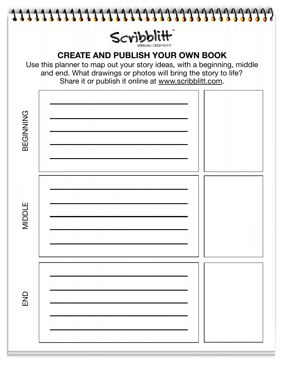 Book Planner Template - Scribblitt Download Printable PDF | Templateroller