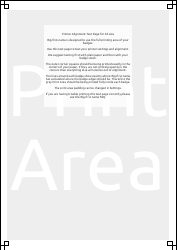 A5 Printer Alignment Test Page Download Printable PDF | Templateroller