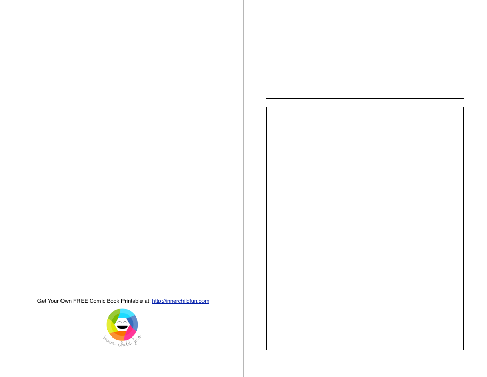 Comic Book Template Download Printable PDF | Templateroller