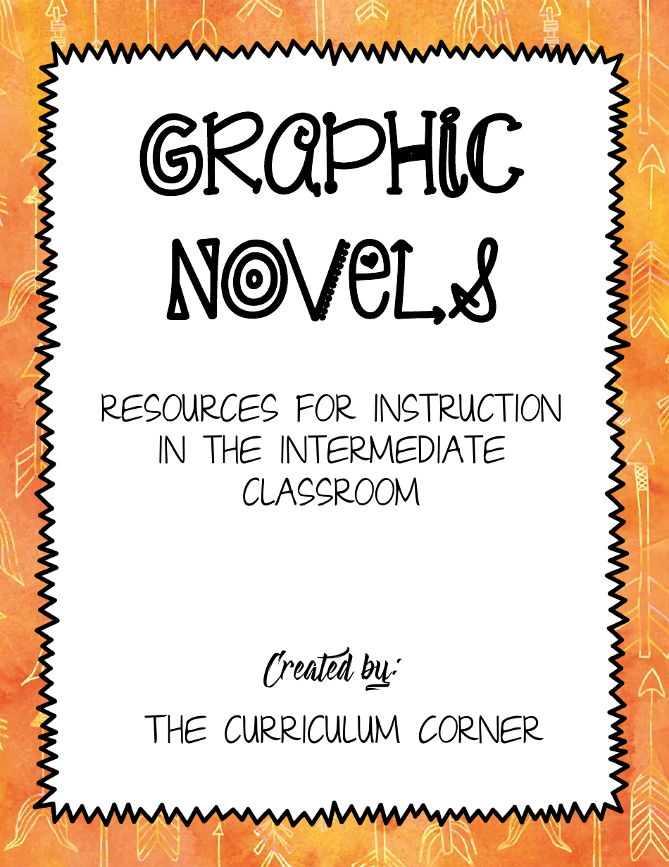 Graphic Novel Classroom Activity Templates Download Printable PDF ...