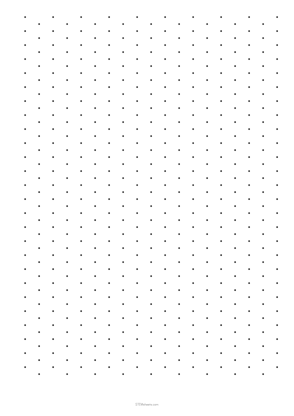 Isometric Dot Paper - Stem Sheets Download Printable PDF | Templateroller