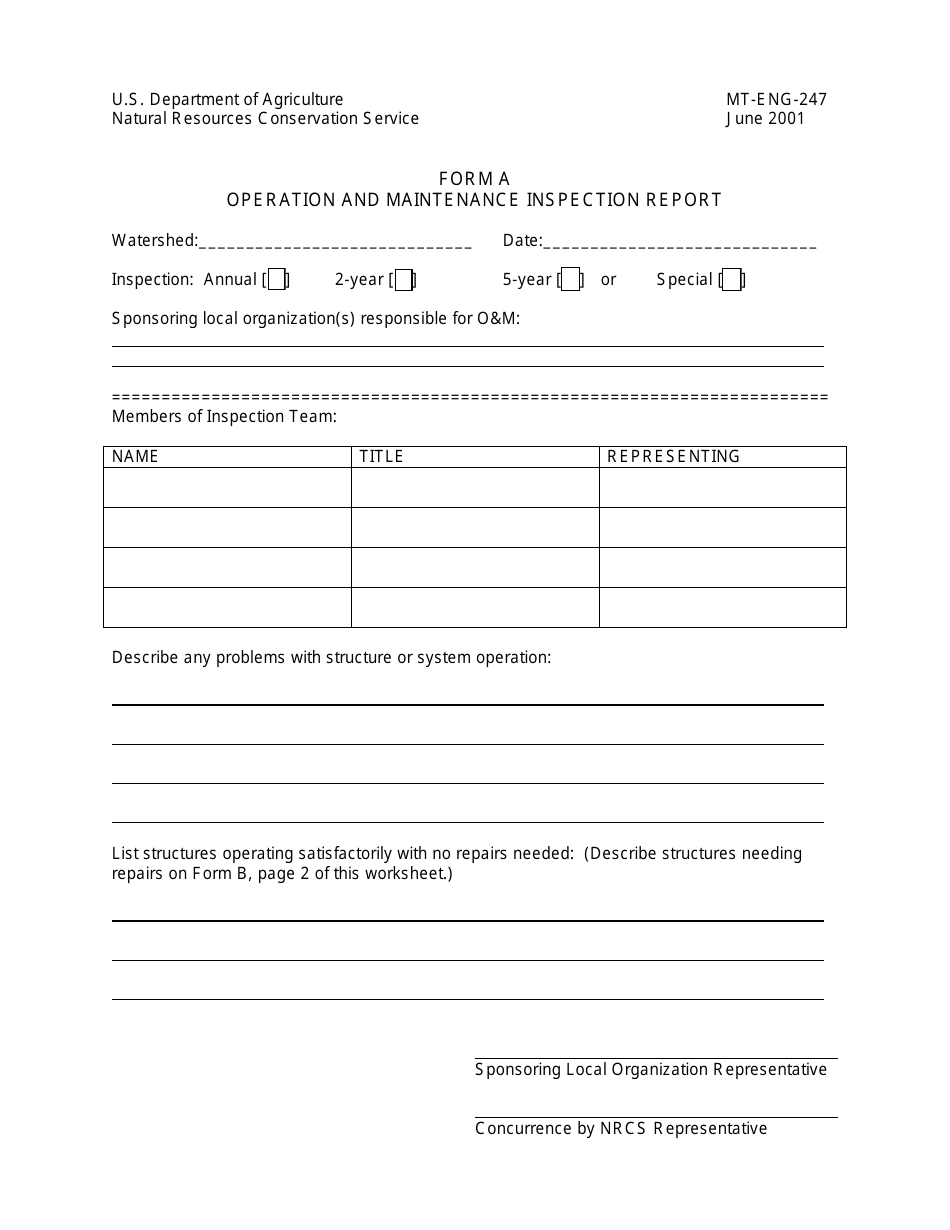 Form MT-ENG-247 (A) - Fill Out, Sign Online and Download Fillable PDF ...