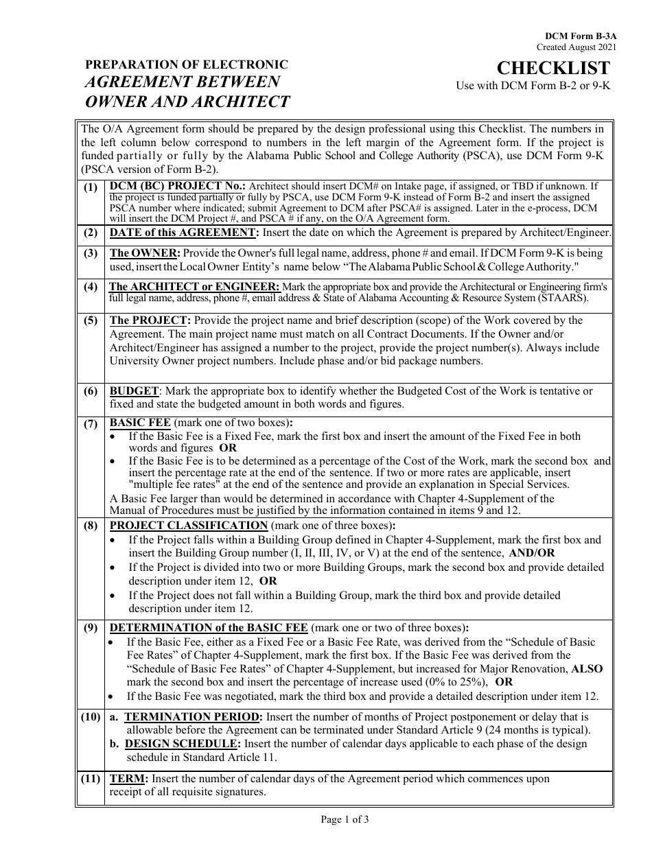 DCM Form B-3A - Fill Out, Sign Online and Download Printable PDF ...