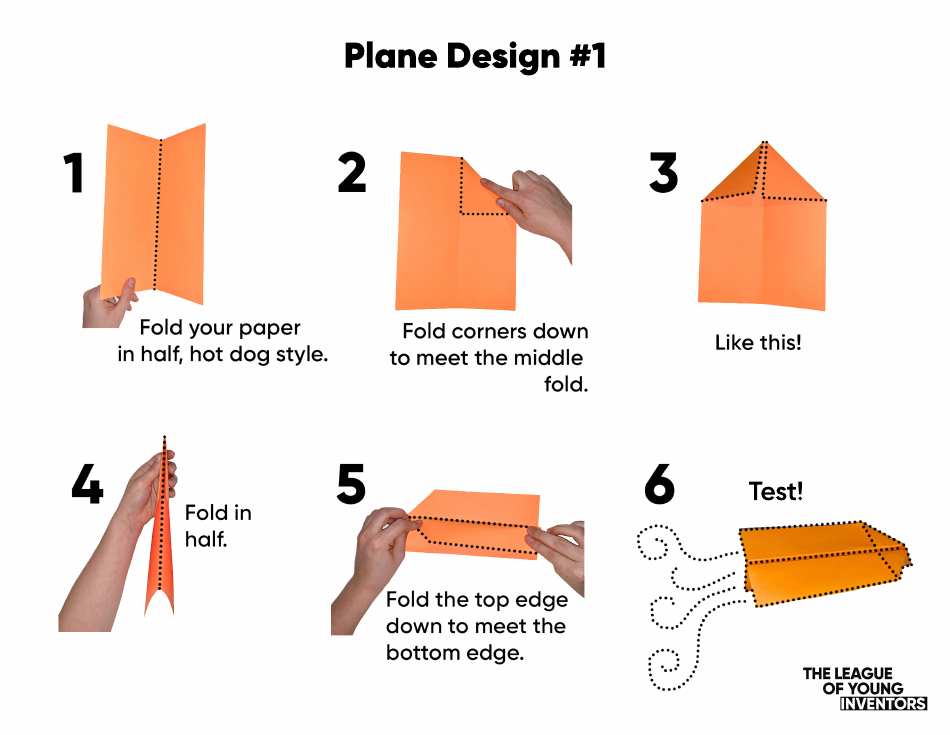 Plane Design Template - Orange Download Printable PDF | Templateroller