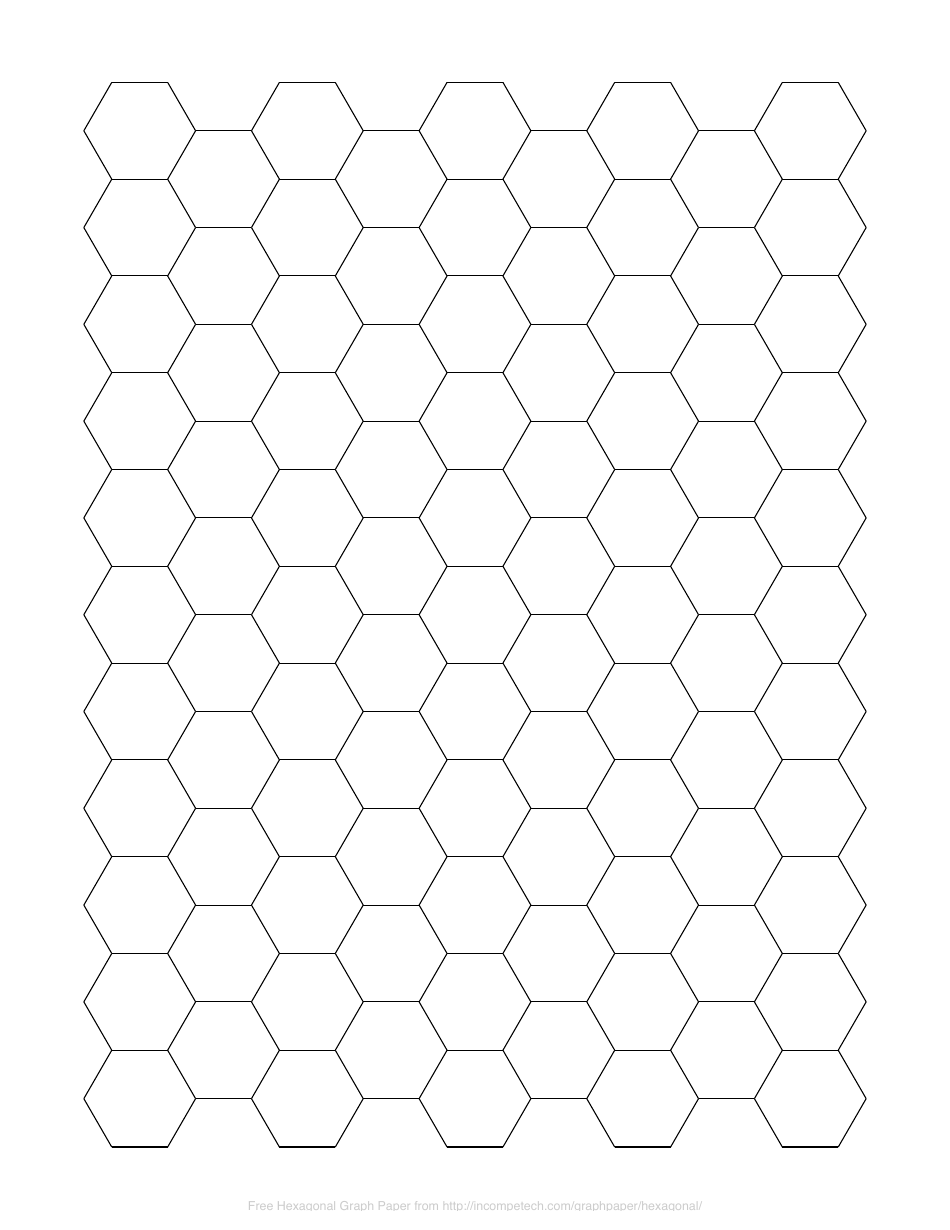 Hexagonal Graph Paper Templates Download Printable PDF | Templateroller