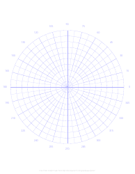 Polar Graph Paper - Violet Download Printable PDF | Templateroller