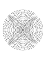 Circular Graph Paper Download Printable PDF | Templateroller