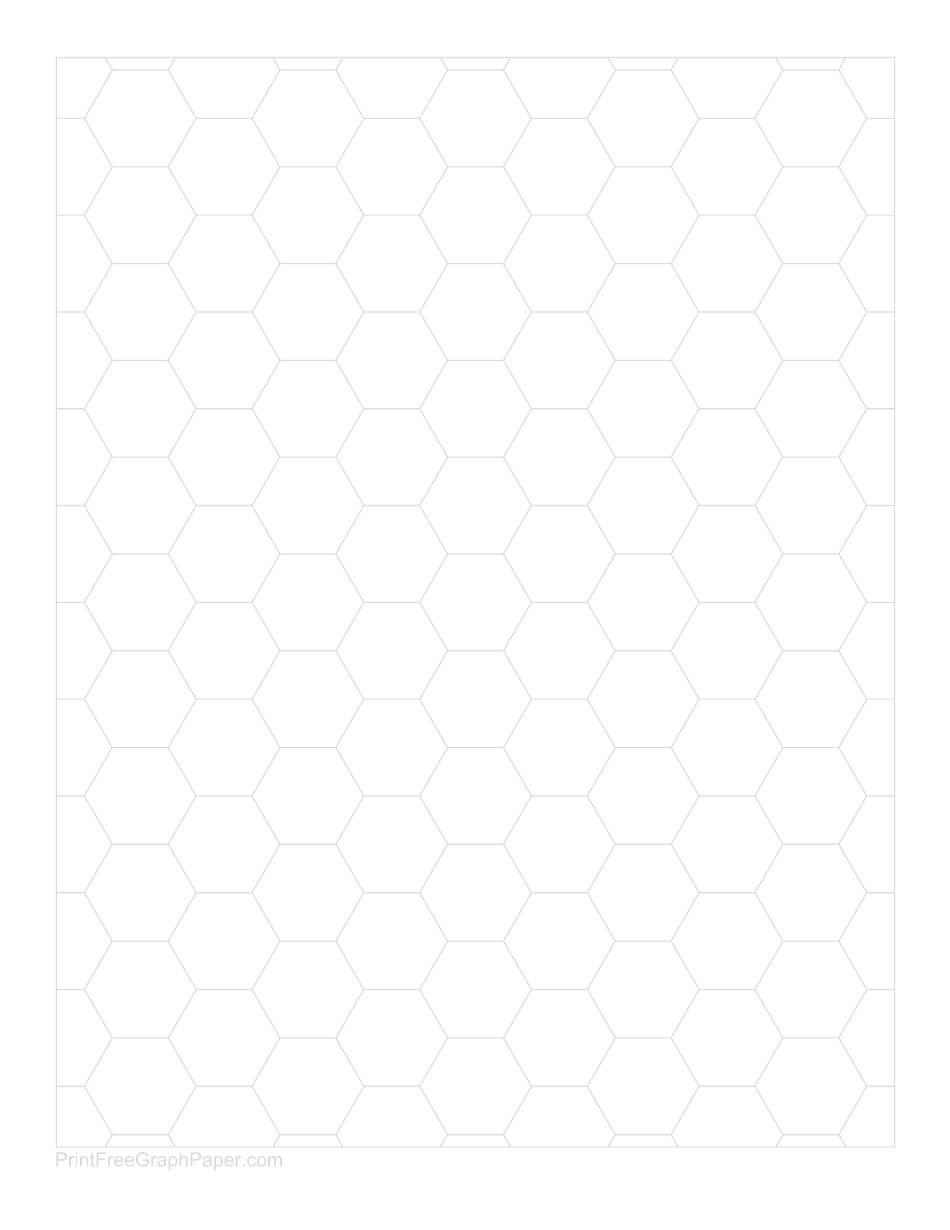Hexagon Grid Paper Download Printable PDF | Templateroller