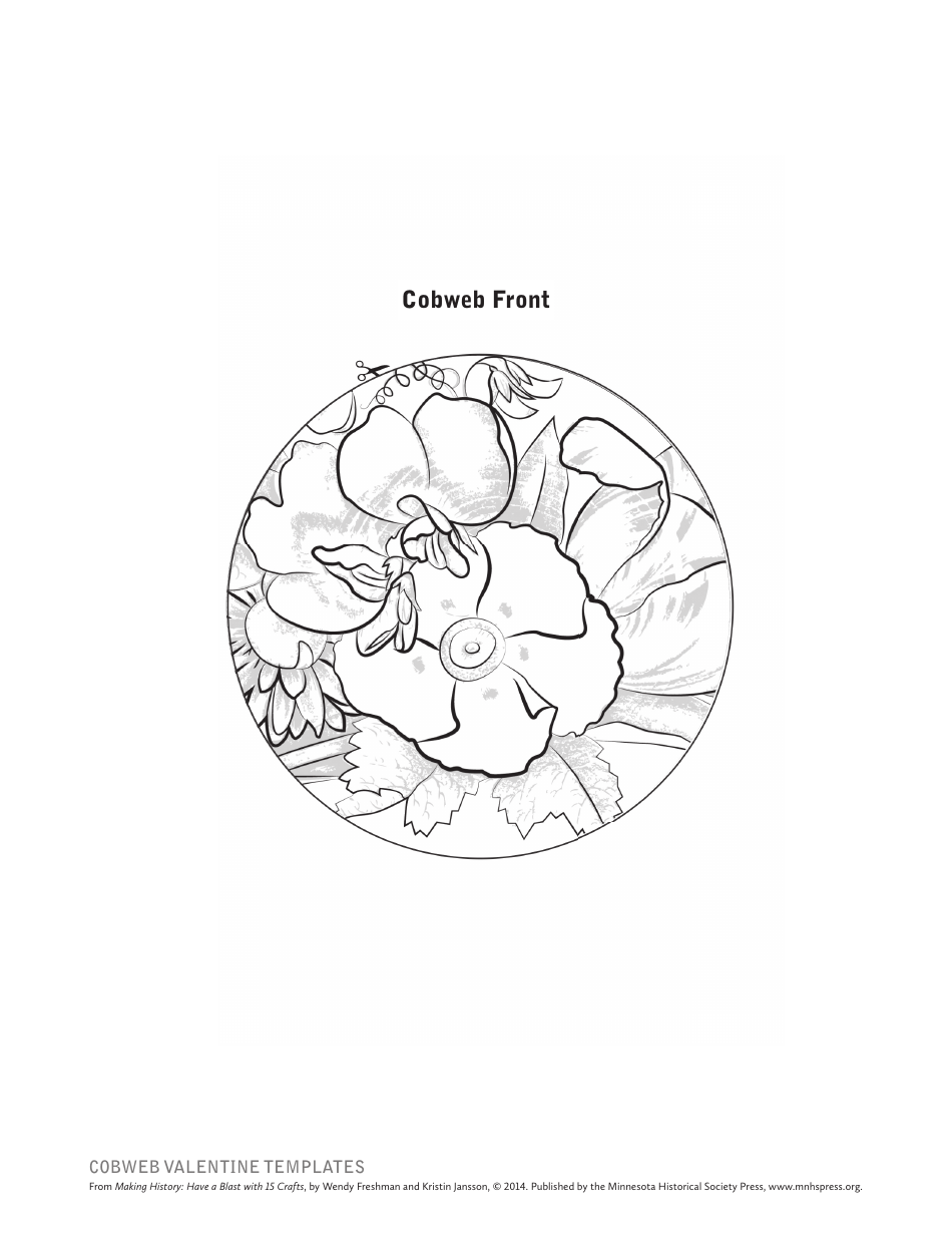 Cobweb Valentine Templates Download Printable PDF | Templateroller