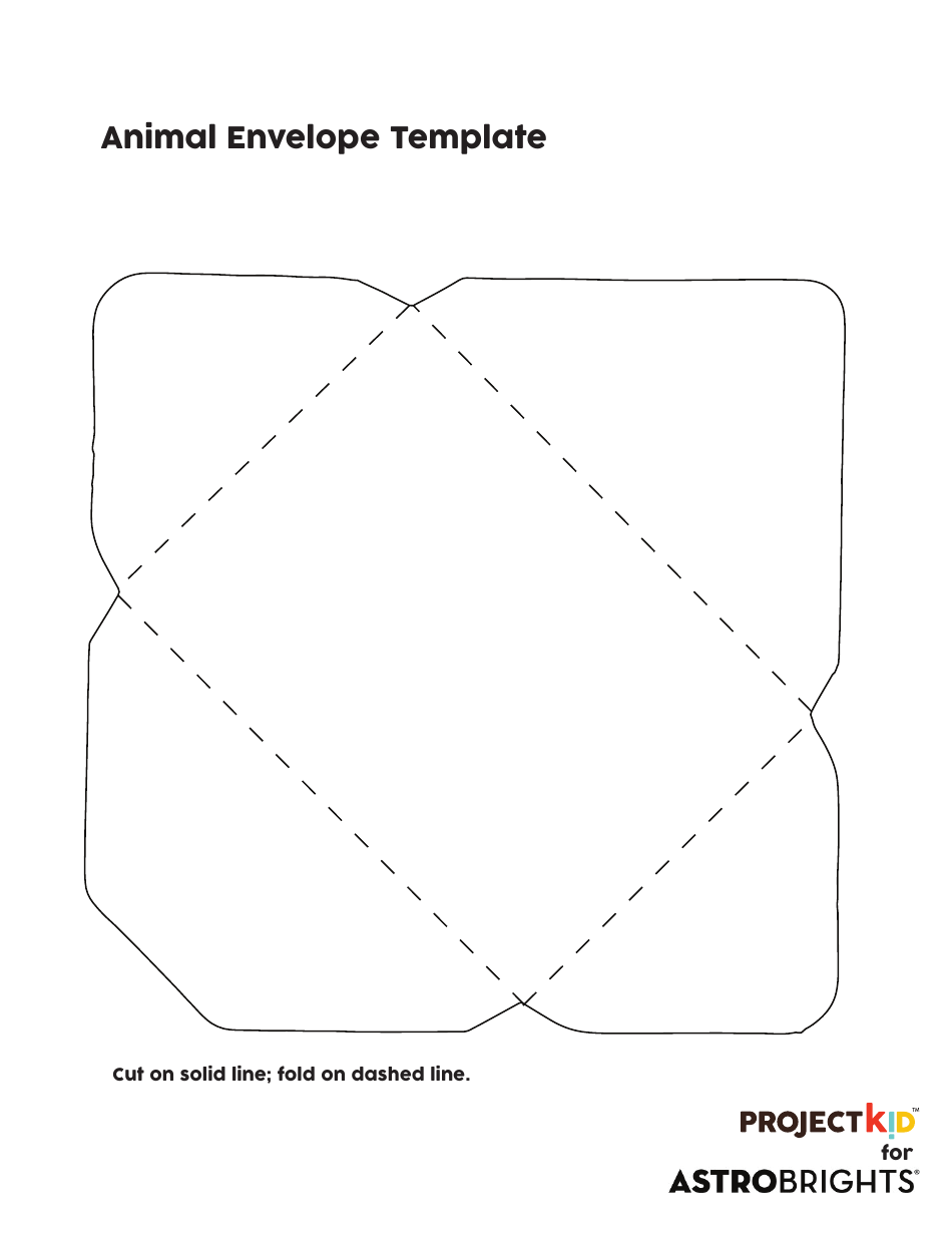 Animal Envelope Template Download Printable PDF | Templateroller