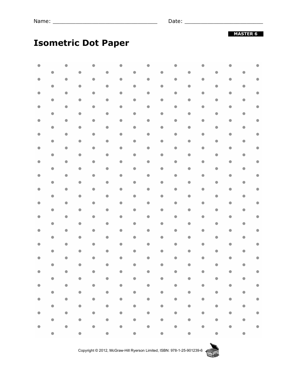 Isometric Dot Paper Template - Mcgraw-Hill Ryerson Limited Download ...