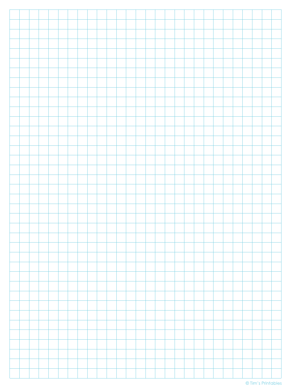 Quarter Inch Graph Paper Template - Light Blue Download Printable PDF ...