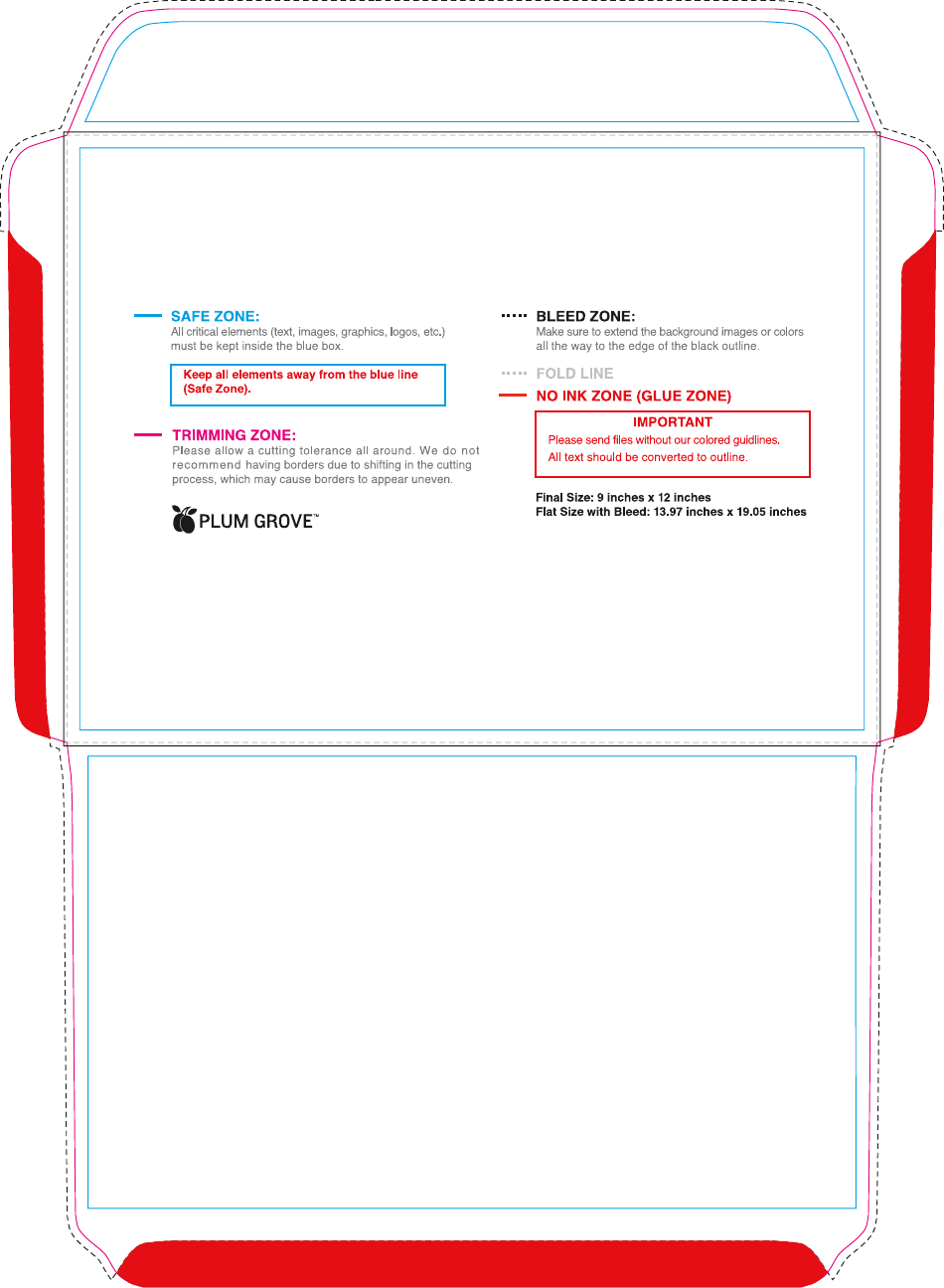 9 X 12 Envelope Template Download Printable PDF Templateroller