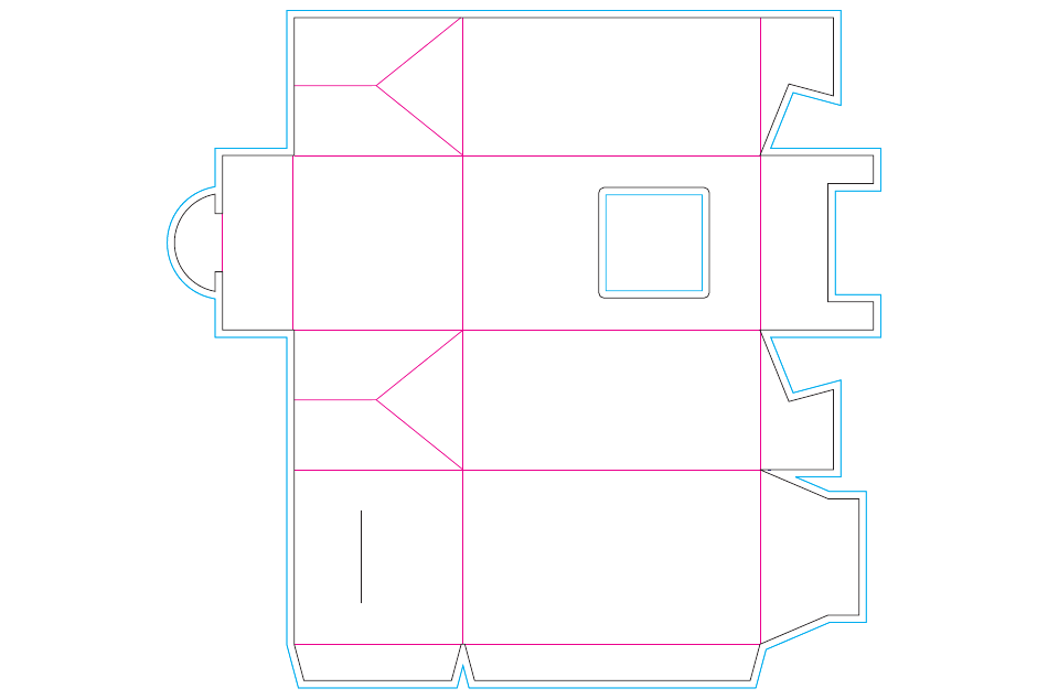 Gbl Gable Box Template Download Printable PDF Templateroller