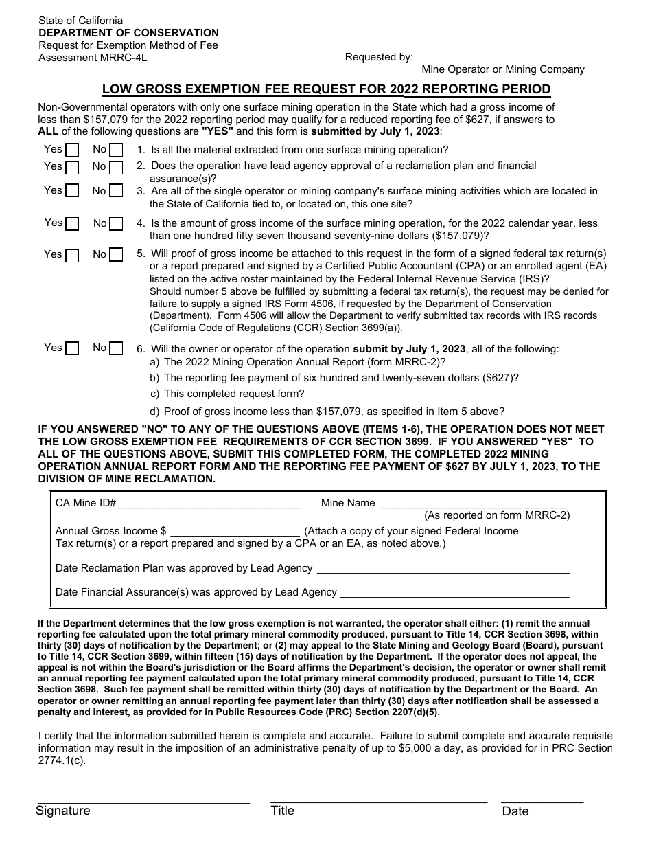 Form MRRC-4L - 2022 - Fill Out, Sign Online and Download Fillable PDF ...