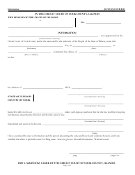 Form CCCR0221 Download Fillable PDF or Fill Online Information, Cook ...