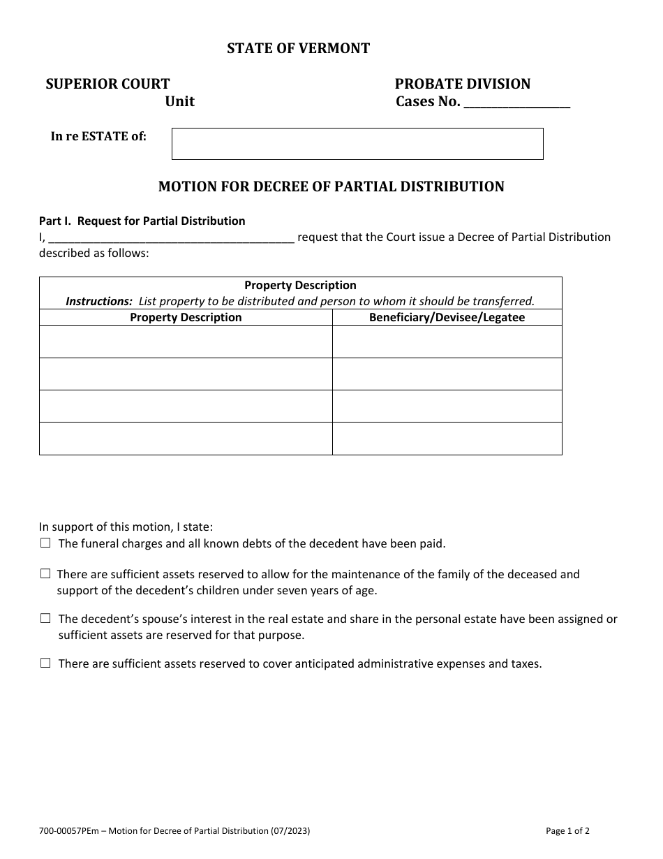 Form 700-00057PEM - Fill Out, Sign Online and Download Fillable PDF ...