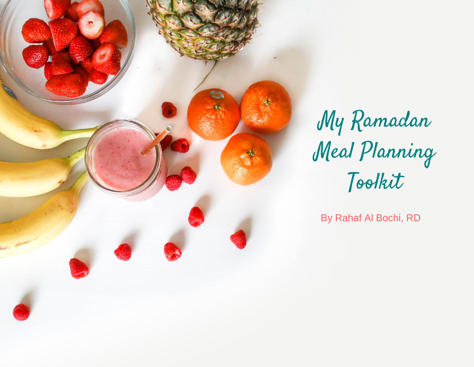 Ramadan Meal Planning Toolkit Download Printable PDF | Templateroller