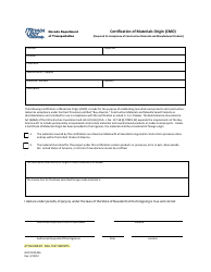 NDOT Form 020-095 - Fill Out, Sign Online and Download Fillable PDF ...