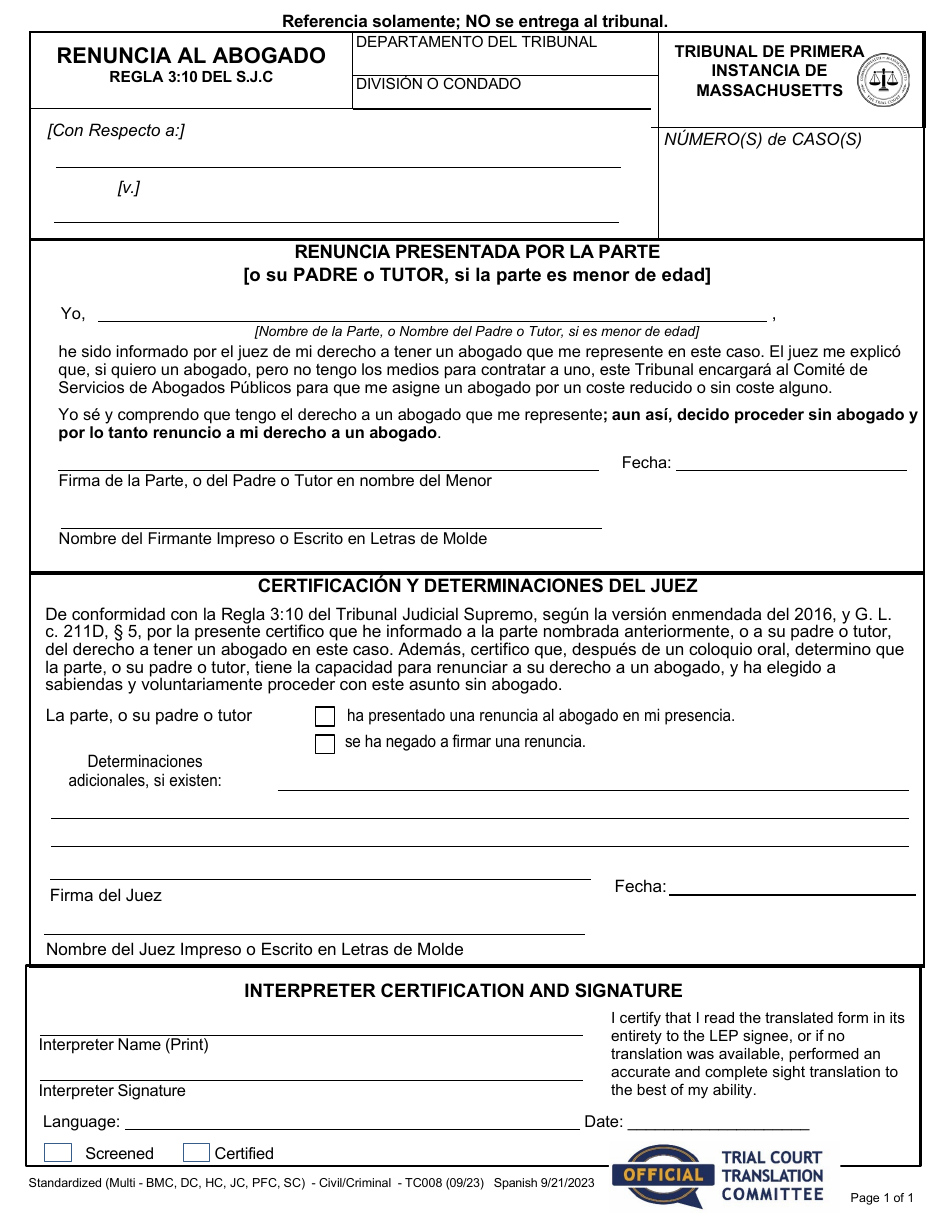 Formulario TC008 - Fill Out, Sign Online and Download Printable PDF ...