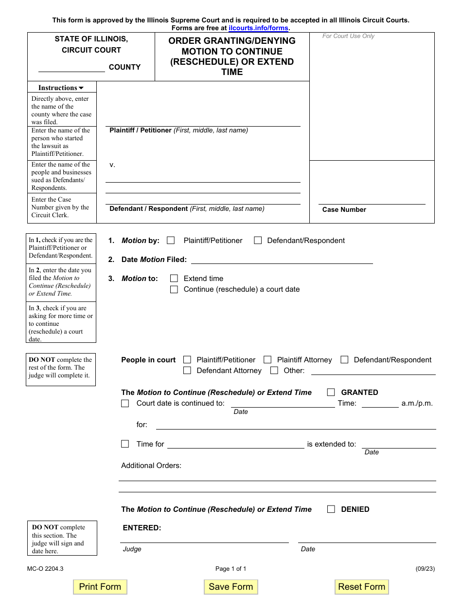 Form MC-O2204.3 - Fill Out, Sign Online and Download Fillable PDF ...