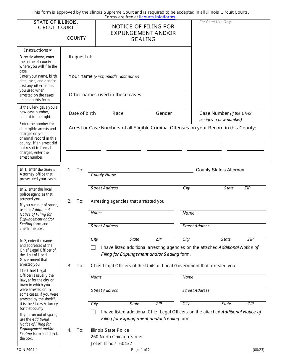 Form EX-N2904.4 - Fill Out, Sign Online and Download Fillable PDF ...