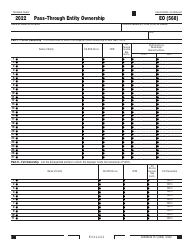 Form 568 Schedule EO - 2022 - Fill Out, Sign Online and Download ...