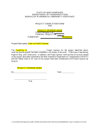 New Hampshire Project Completion Form - Fill Out, Sign Online and ...