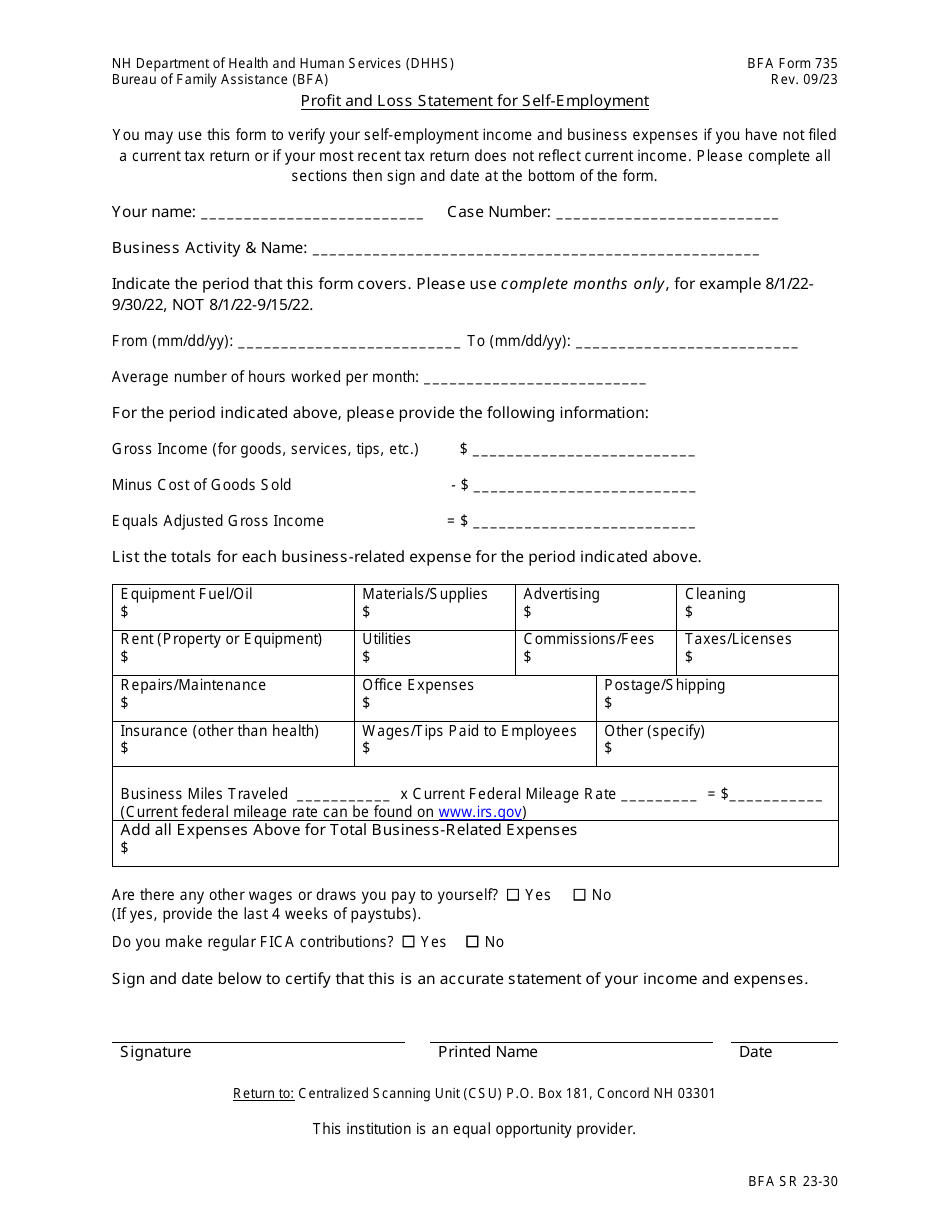 BFA Form 735 - Fill Out, Sign Online and Download Printable PDF, New ...