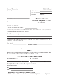 Form CIV401 - Fill Out, Sign Online and Download Fillable PDF, Minnesota | Templateroller