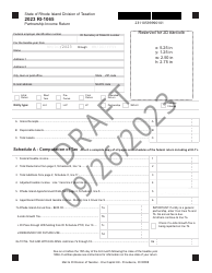 Form RI-1065 Download Printable PDF or Fill Online Partnership Income ...