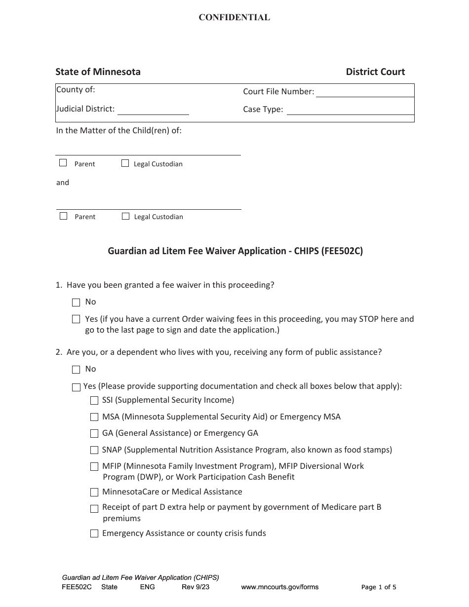 Form FEE502C - Fill Out, Sign Online and Download Fillable PDF ...