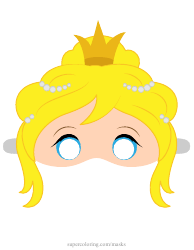 Princess Mask Template Download Printable PDF | Templateroller