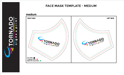 Face Mask Template - Medium Download Printable PDF | Templateroller