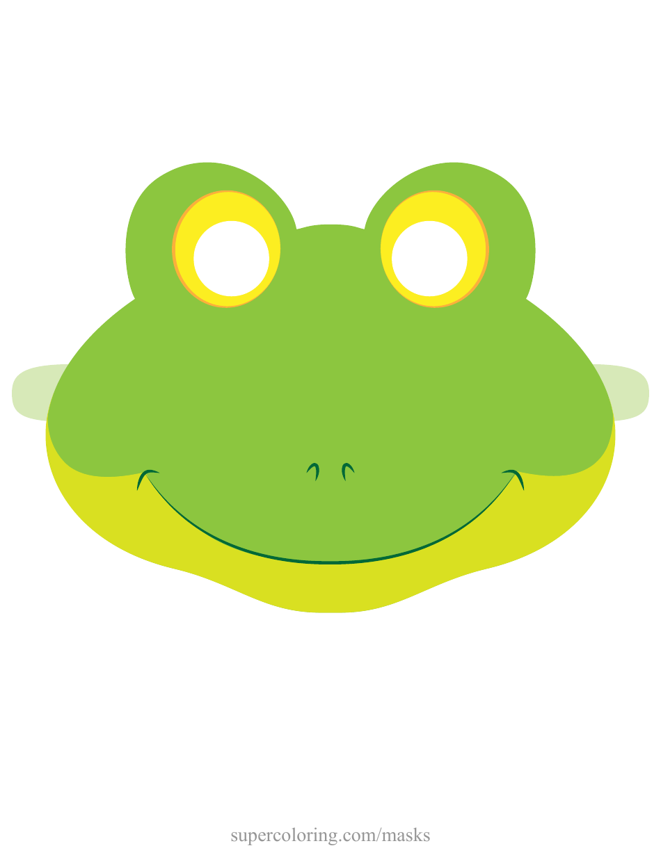 Frog Mask Template Download Printable PDF | Templateroller