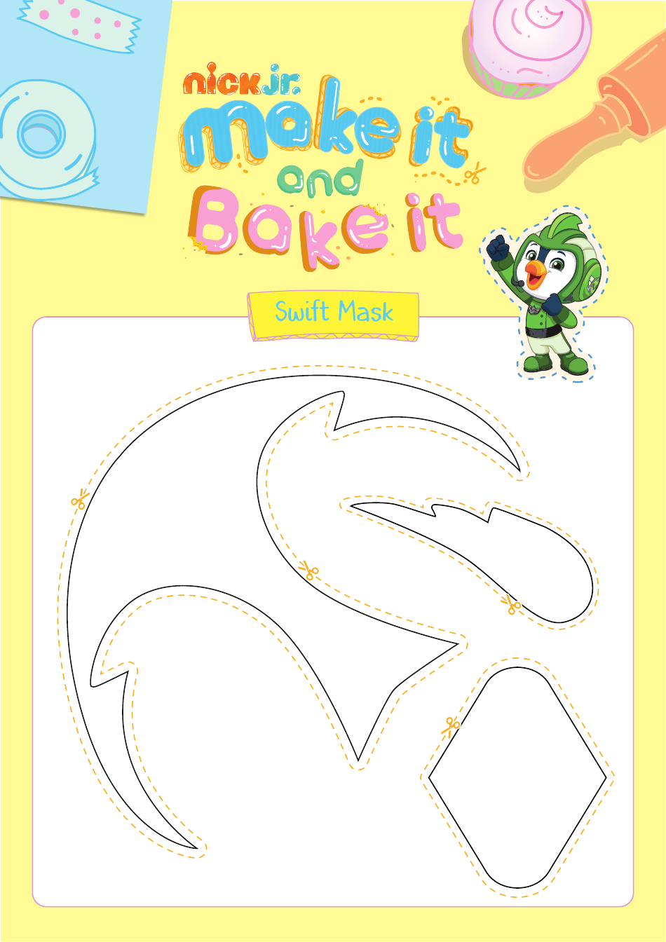 Swift Mask Template Download Printable PDF | Templateroller