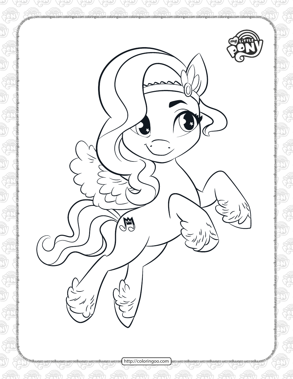 My Little Pony Pipp Petals Coloring Page Download Printable PDF ...