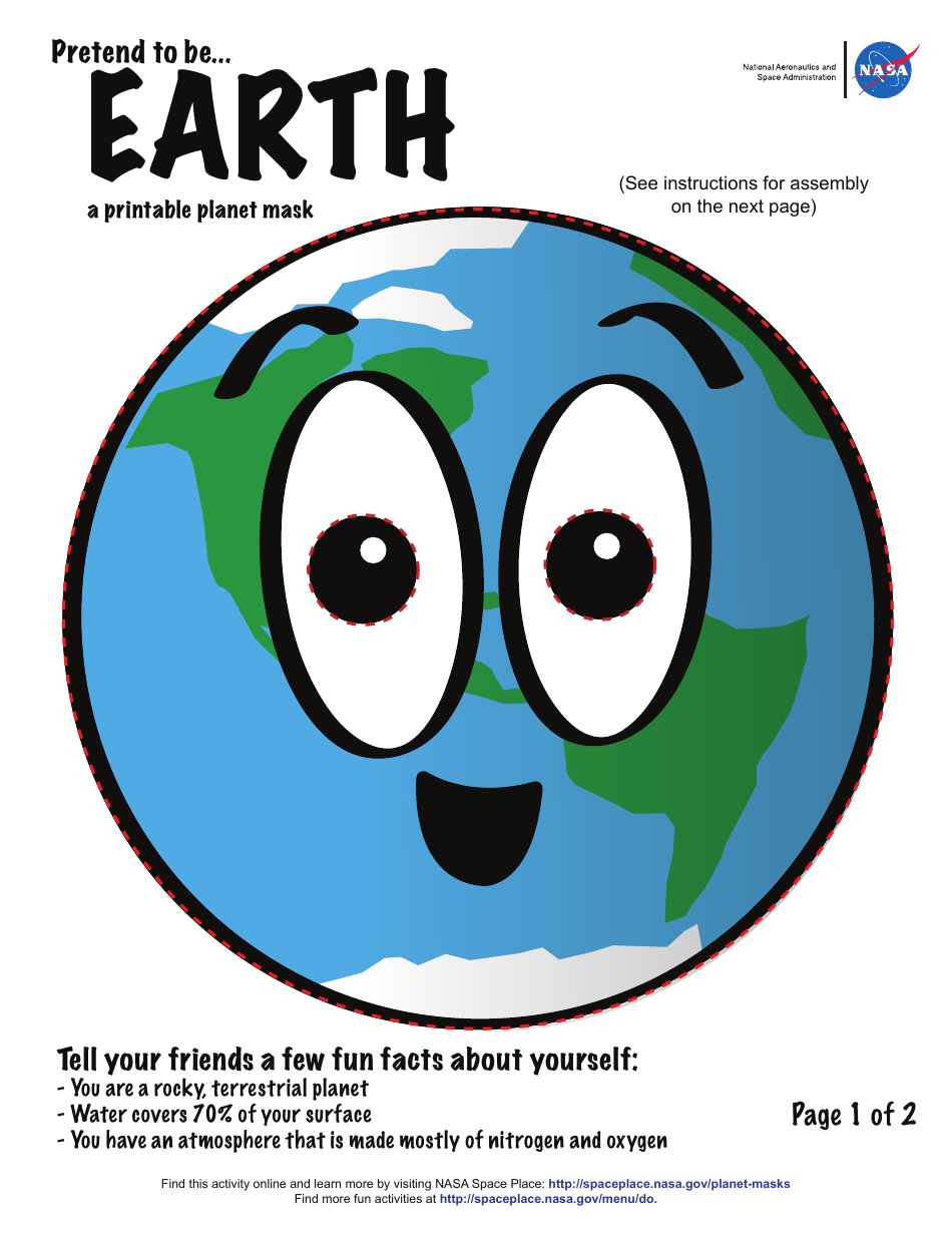 Earth Mask - Fill Out, Sign Online and Download PDF | Templateroller