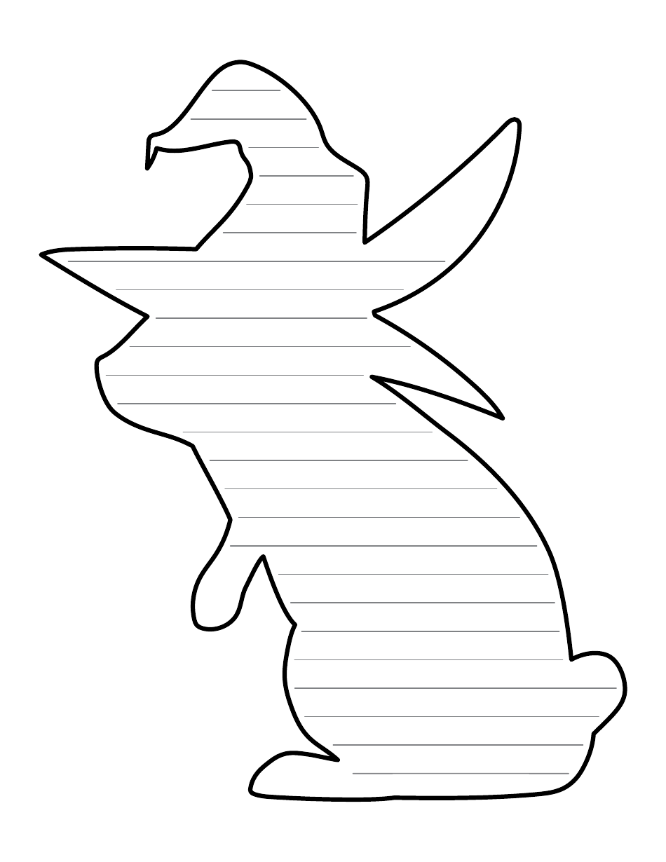 Halloween Writing Paper Template - Rabbit Download Printable PDF ...