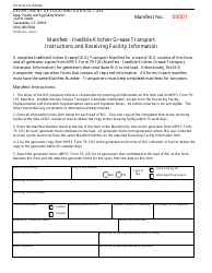 Form 79-124 Download Fillable PDF or Fill Online Manifest - Inedible ...