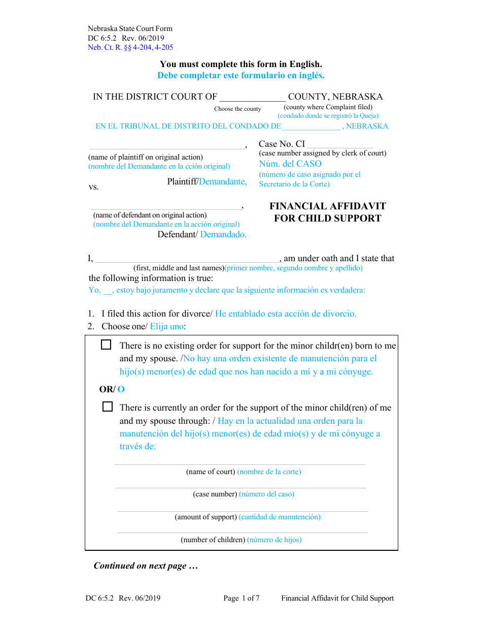 Form DC6:5.2 - Fill Out, Sign Online and Download Fillable PDF ...