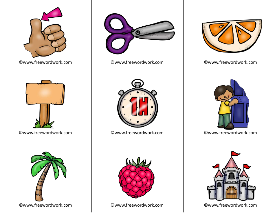 Phonics Flashcards With Pictures Download Printable PDF | Templateroller
