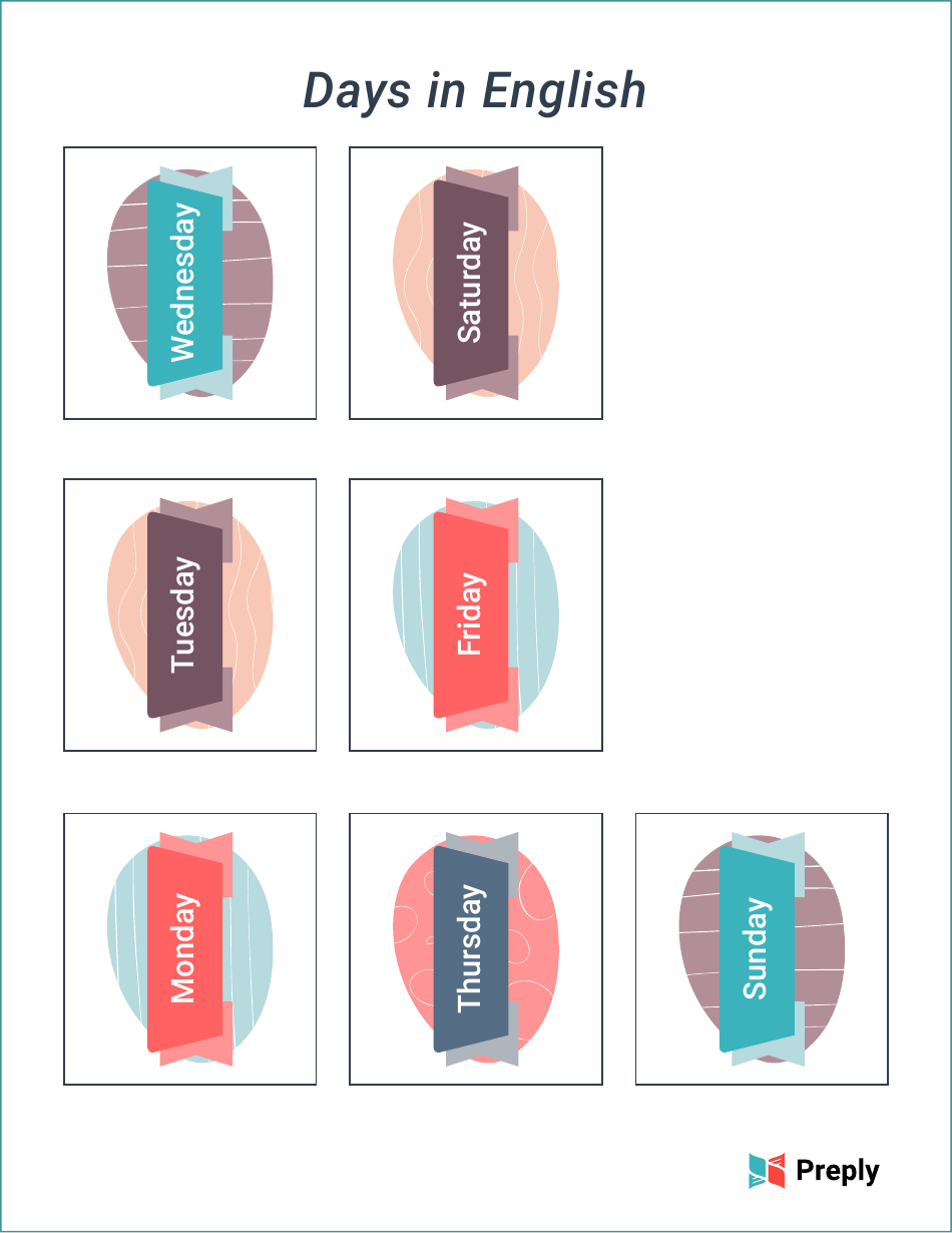 English/Spanish Flashcards - Days and Months Download Printable PDF ...