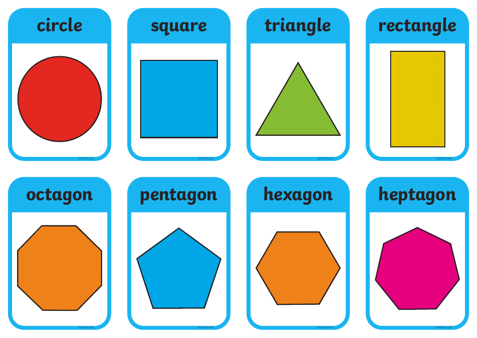 Small Shape Flashcards Download Printable PDF | Templateroller